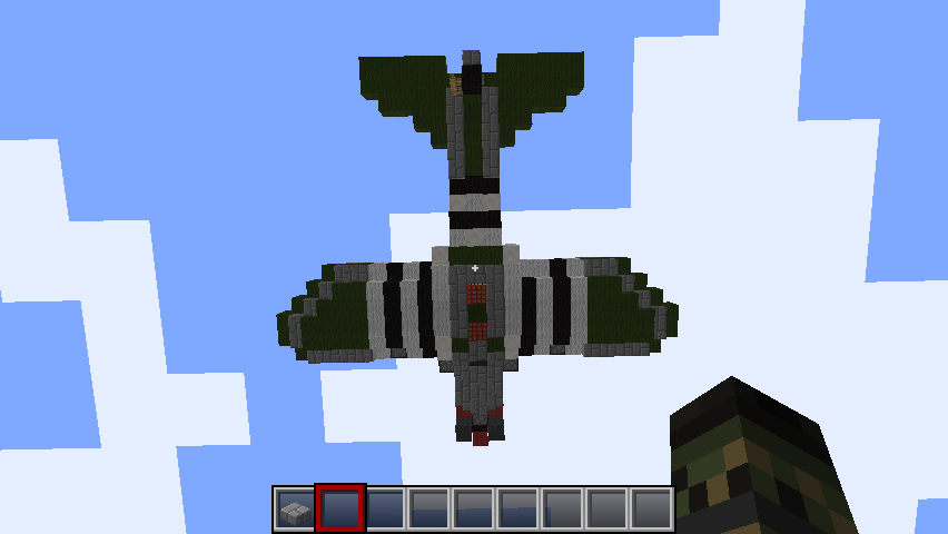 P-47D-25 Thunderbolt Minecraft Map
