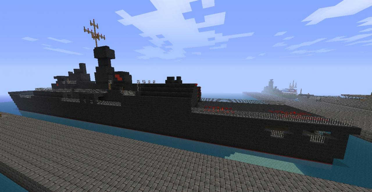 Australian warship HMAS Perth Minecraft Map