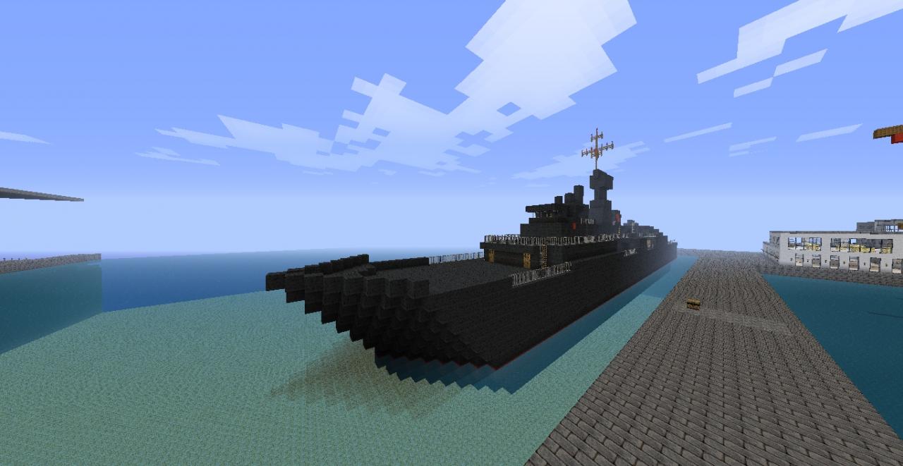 Australian warship HMAS Perth Minecraft Map
