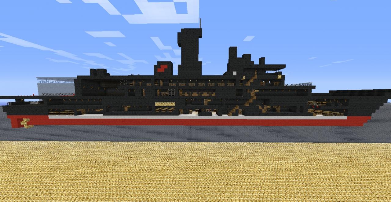 Australian warship HMAS Perth Minecraft Map