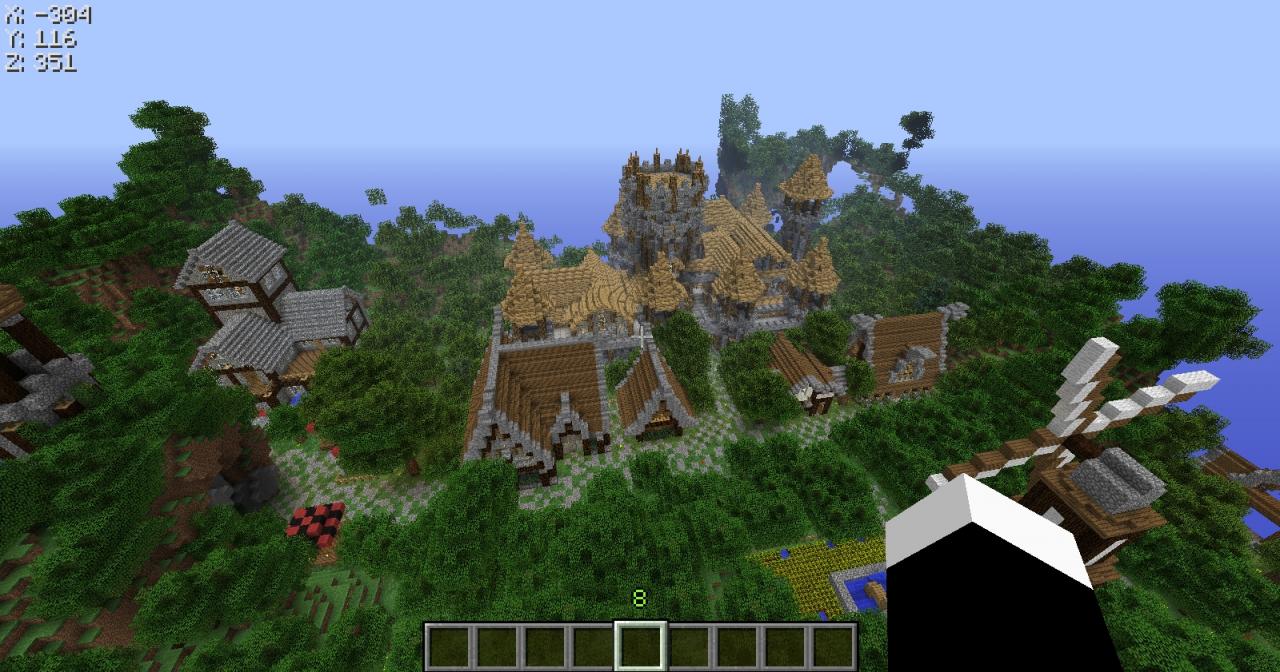 DynastyCraft Adventure map Minecraft Map