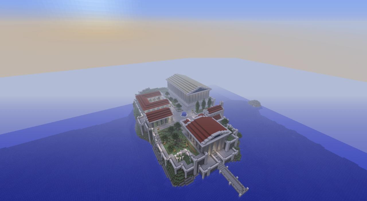 Greek server spawn Minecraft Map