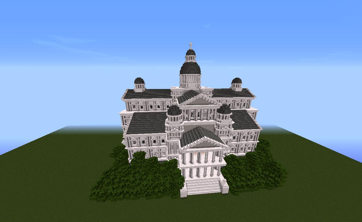 Neoclassical Cathedral WIP Minecraft Map