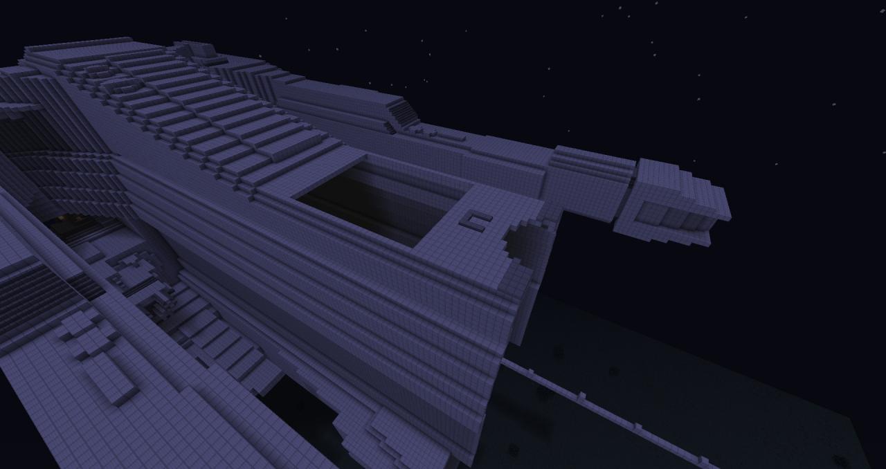 Conestoga Class (Sulaco like ship from ALIENS) Minecraft Map
