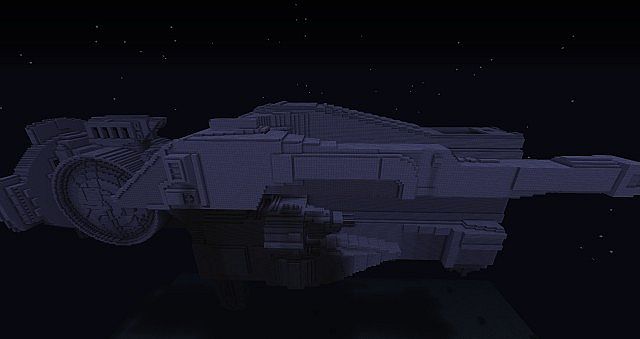 Conestoga Class (Sulaco like ship from ALIENS) Minecraft Map