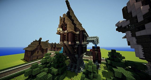 SteamPunk Style House Minecraft Project