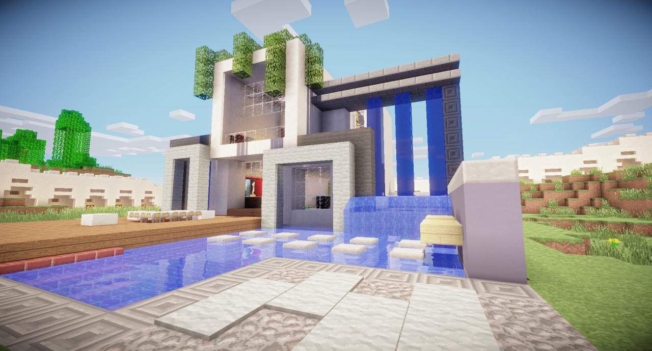 Triplex Modern Home Minecraft Map