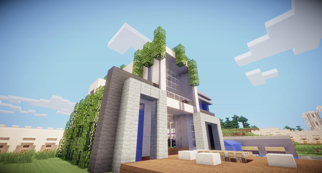 Triplex Modern Home Minecraft Map