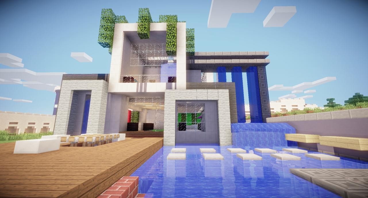 Triplex Modern Home Minecraft Map