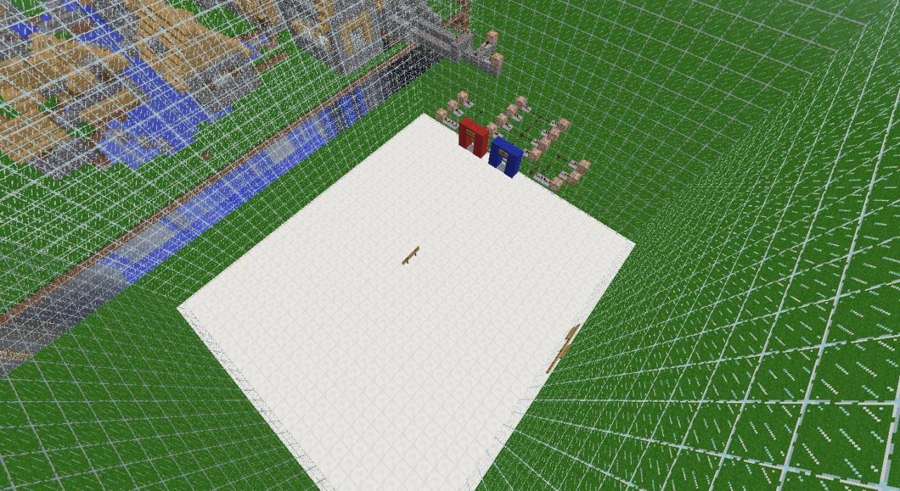 Capture the flag with redstone Minecraft Map