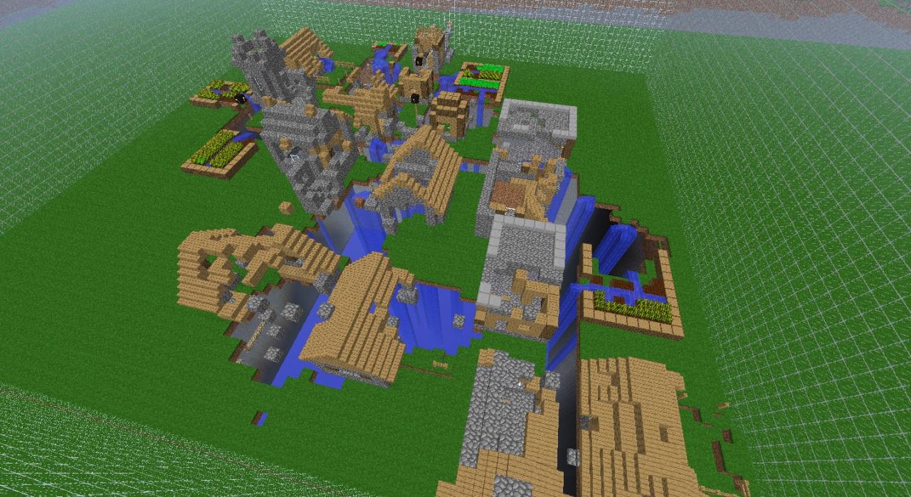 Capture the flag with redstone Minecraft Map
