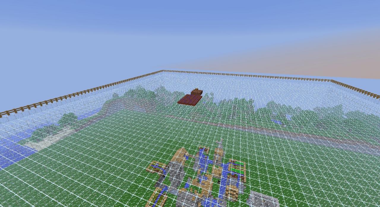 Capture the flag with redstone Minecraft Map