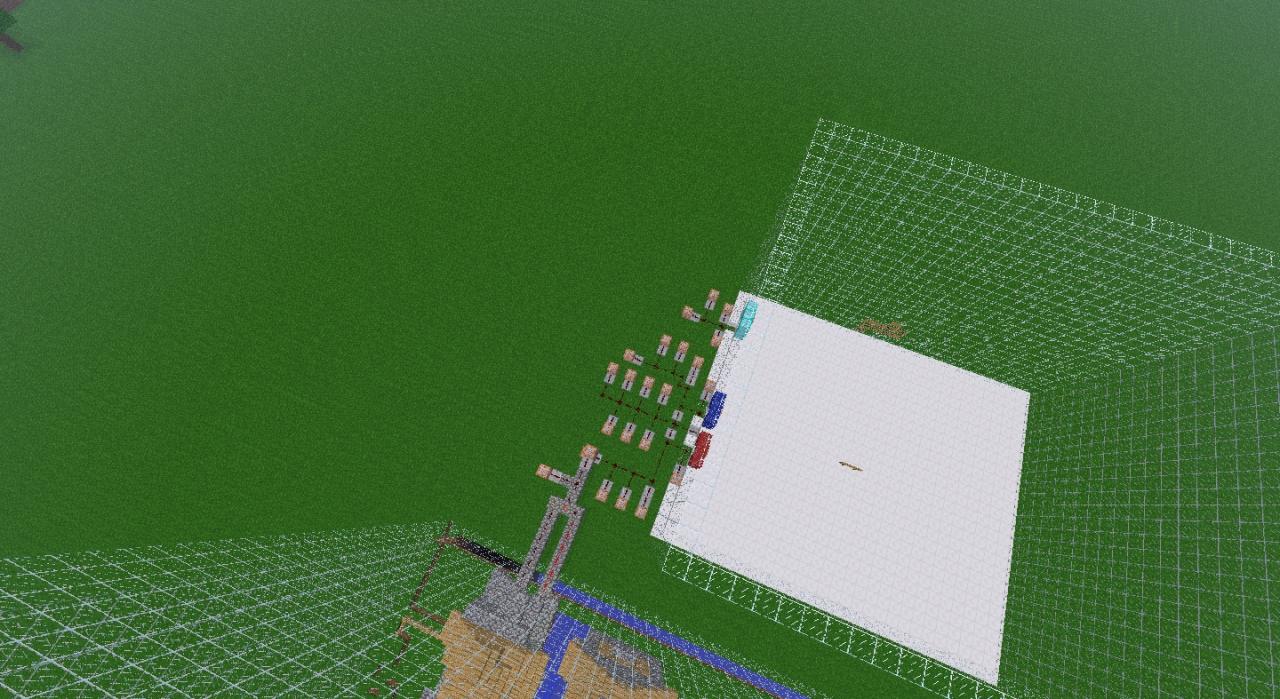 Capture the flag with redstone Minecraft Map