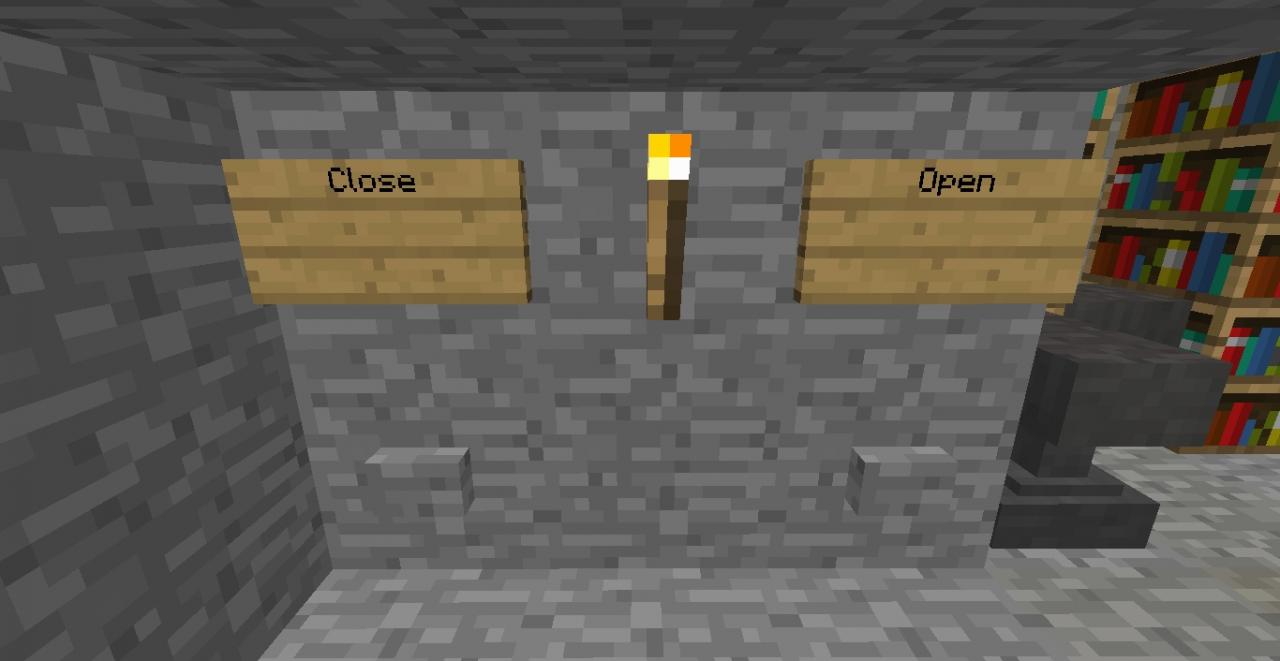 Hoe Switch Secret Base Minecraft Map