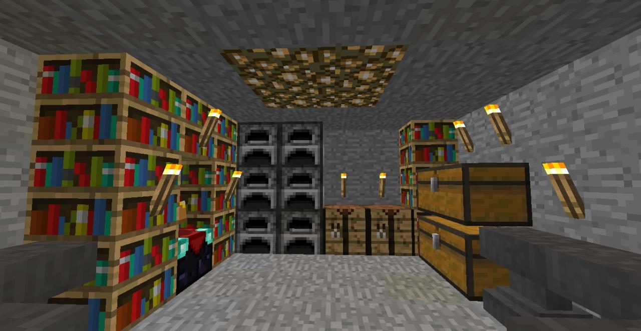 Hoe Switch Secret Base Minecraft Map