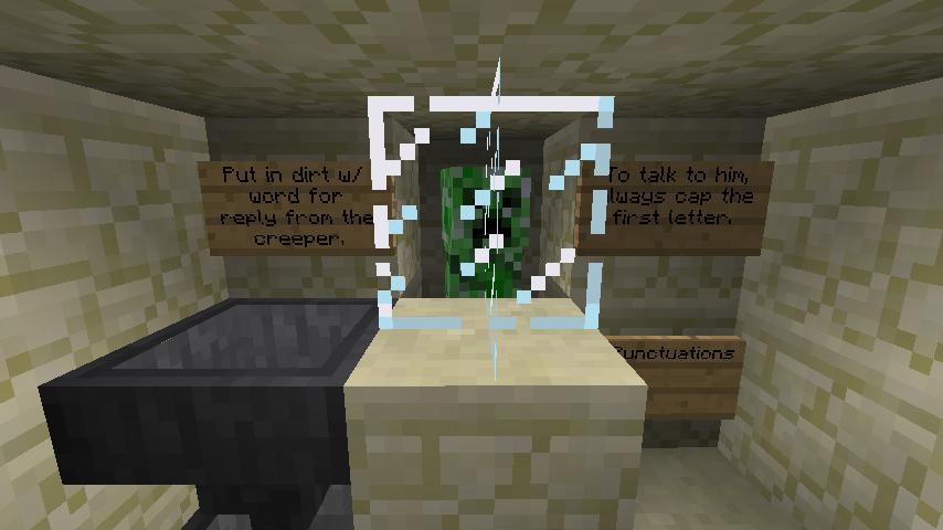 Minecraft Invention: Talking with Mobs... Sorta Minecraft Map