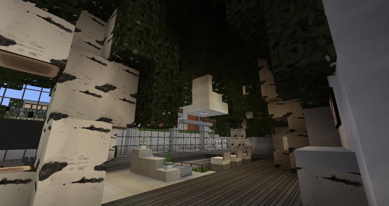 Modern Organic house Minecraft Map