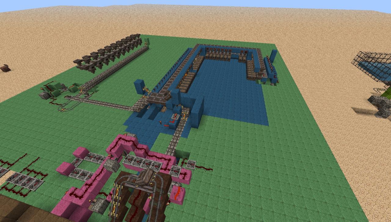 Fully Automatic Big Farm/Sorter/Furnace/Chests Minecraft Map