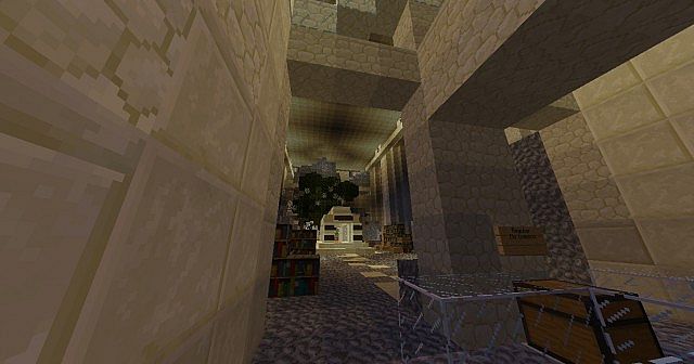 The Archives/Cathedral MineZ map submission. Minecraft Map