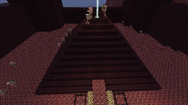 Hell Castle and Volcano tower Minecraft Map