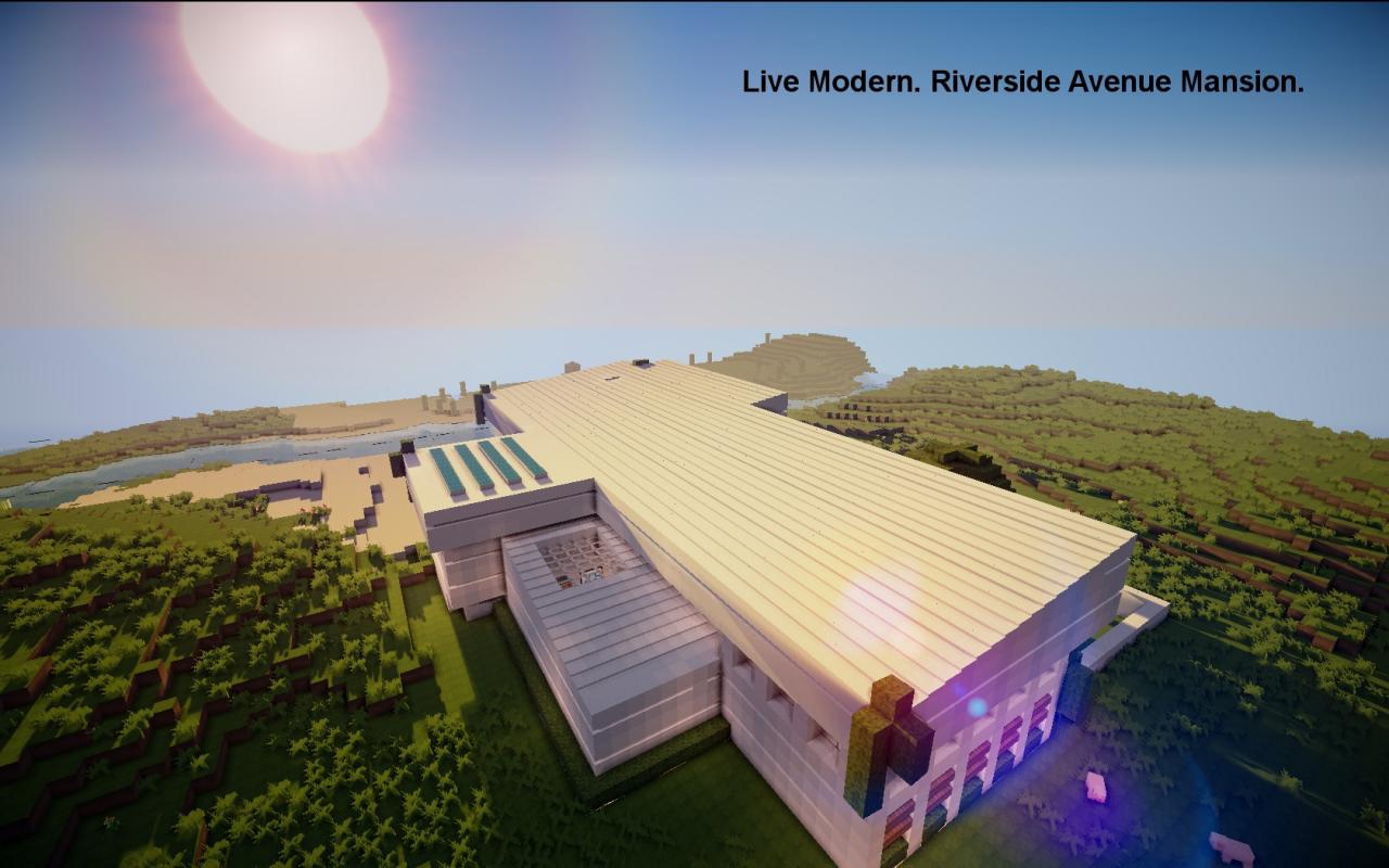 Riverside Avenue - Modern Living Minecraft Map