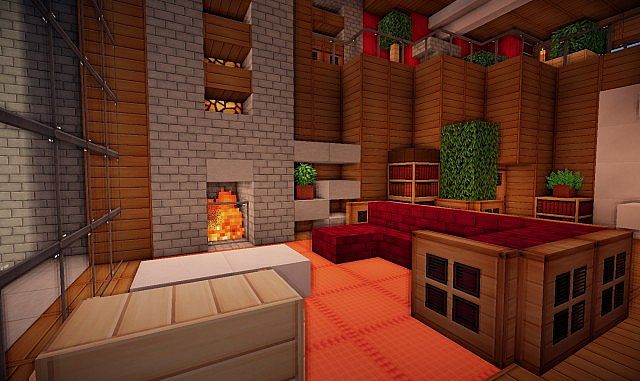 Modern 50s Mansion Minecraft Map