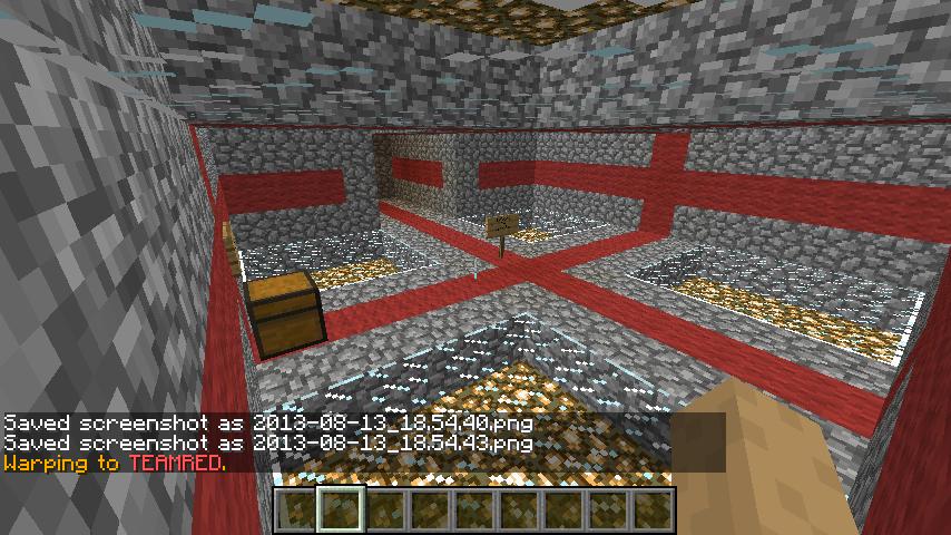 Checkers Mini-Game Minecraft Map