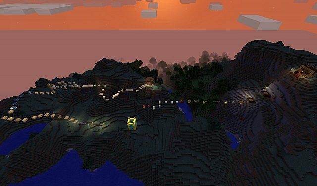 Minecraft Sprint- Wyzwanie dla widzów Minecraft Map