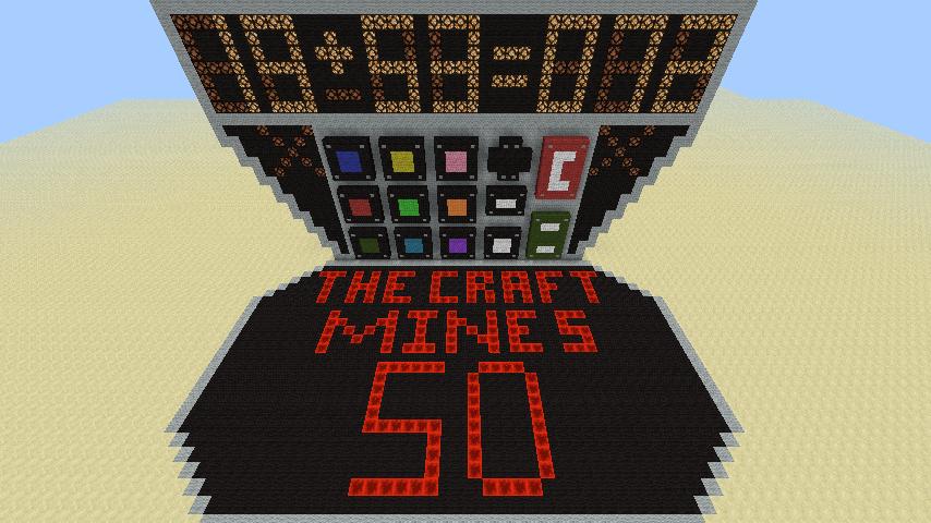 Minecraft Working Calculator by TheCraftMine5 Minecraft Map