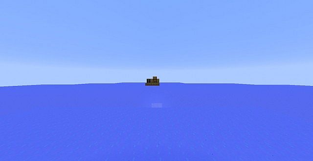 Ocean Boat Survival Minecraft Map
