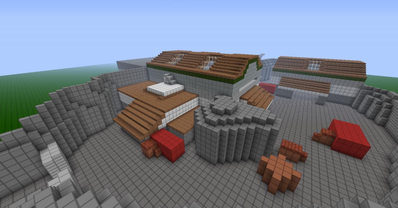 De_Nuke Counter Strike Map Minecraft Map