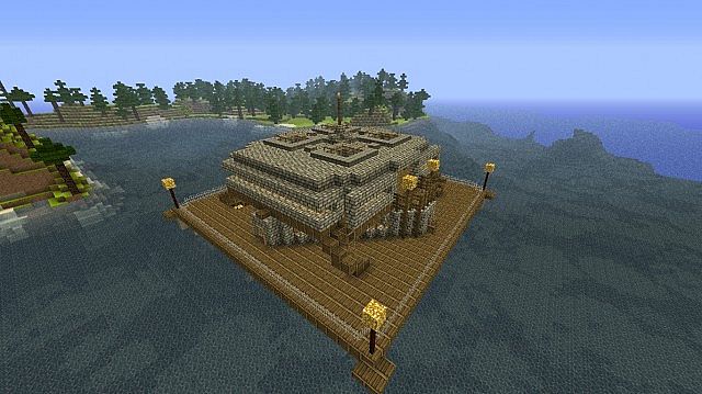 Docked Ship house Minecraft Map