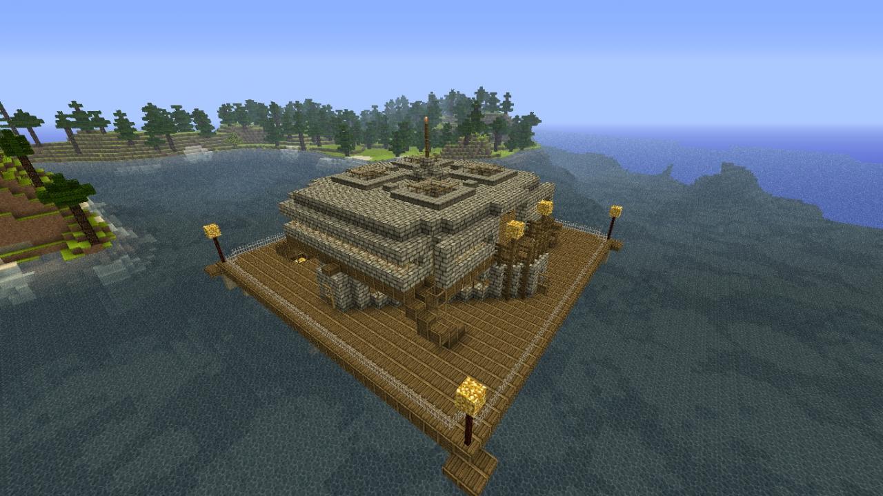 Docked Ship house Minecraft Map