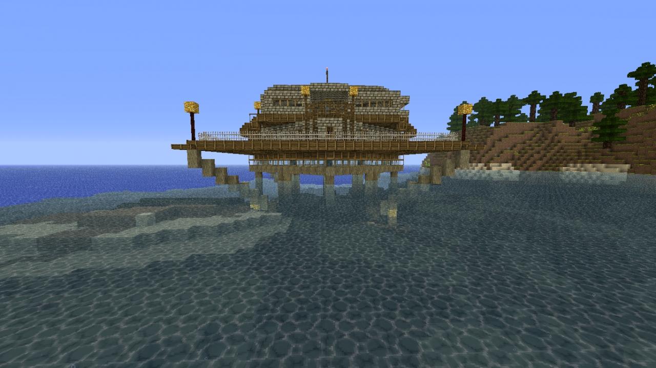 Docked Ship house Minecraft Map
