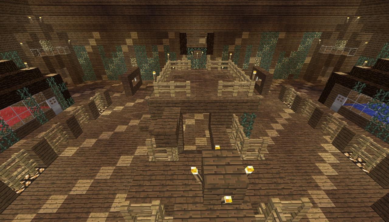 Bow Team PvP Arena Minigame Minecraft Map