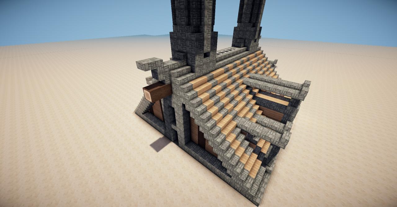 50% Nordic, 50% Modern Hut. Minecraft Map