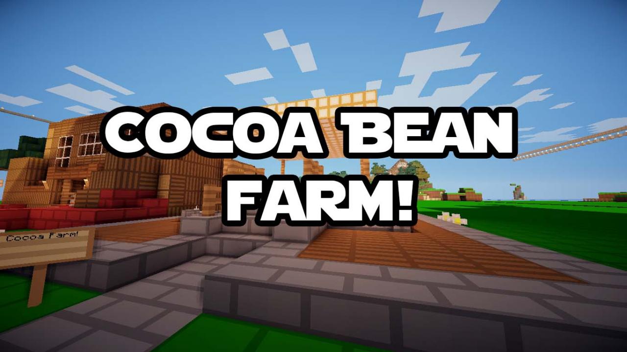 Cocoa Bean Farm Minecraft Map