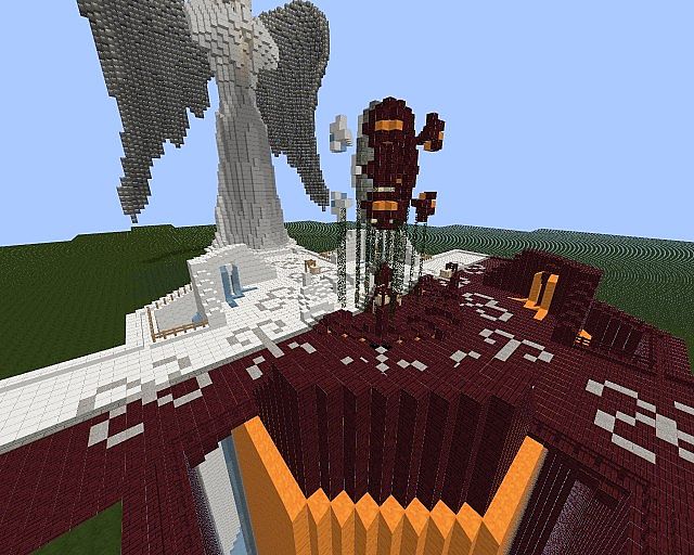 Angel and Devil Spawn Minecraft Map