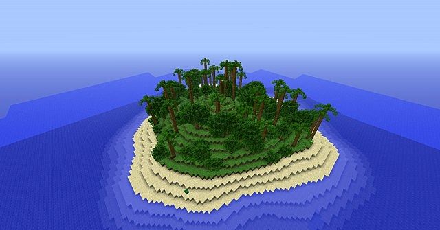 Tropical Survival Island Minecraft Map