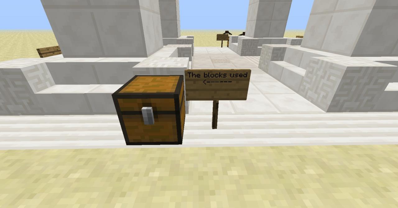 White Temple Minecraft Map