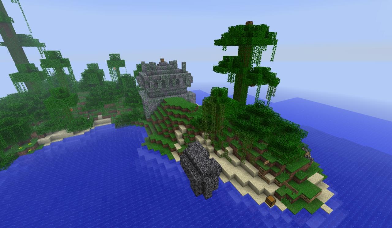 Jungle Island Survival Minecraft Map