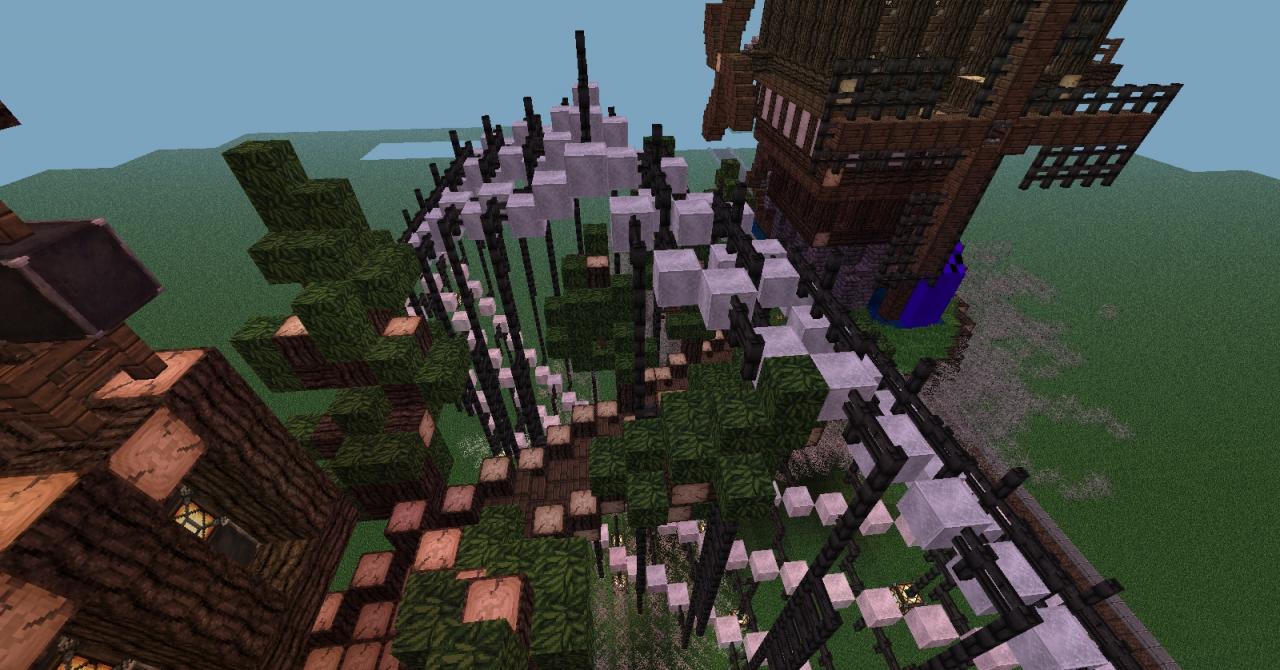 Nordic-Steampunk Server Build Minecraft Map