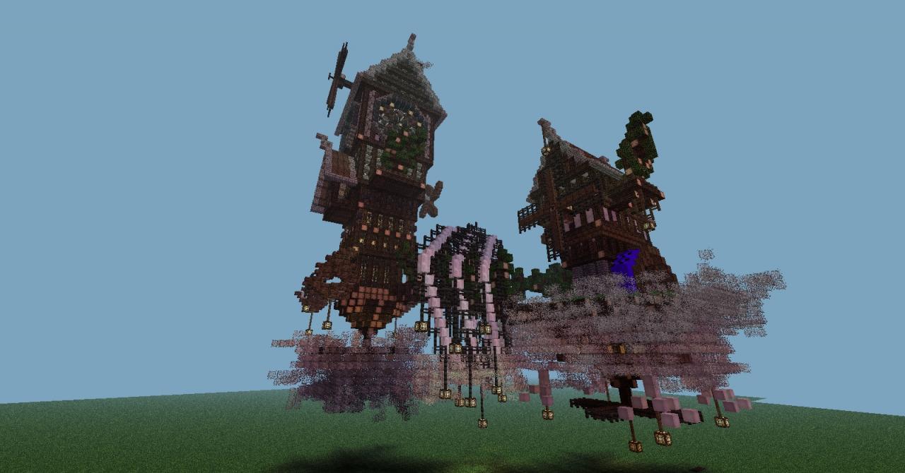 Nordic-Steampunk Server Build Minecraft Map
