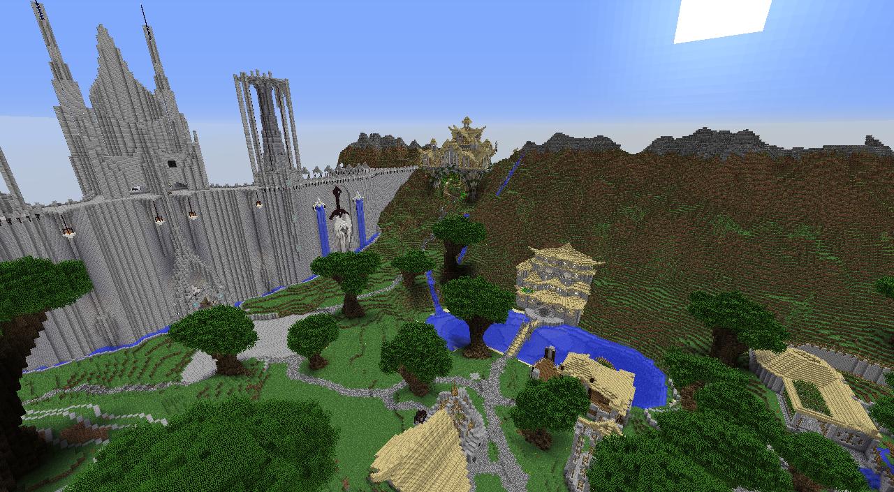 Legendary High Elven City of Elen'dor Minecraft Map