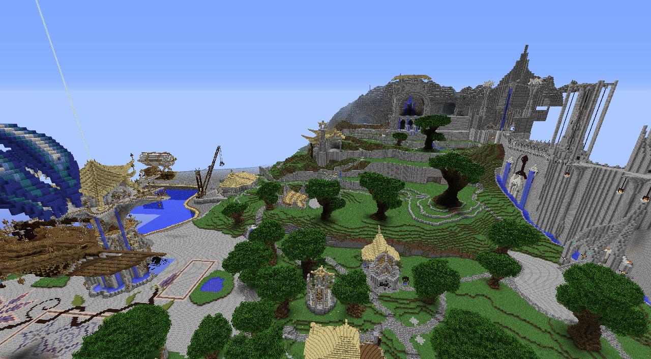 Legendary High Elven City of Elen'dor Minecraft Map