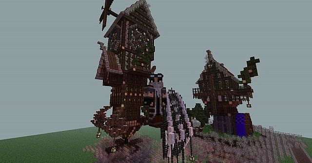 Nordic-Steampunk Server Build Minecraft Map