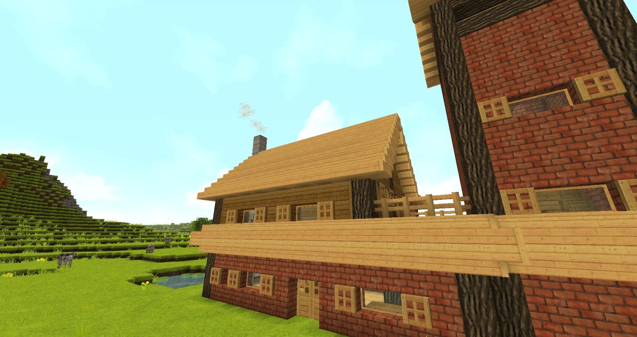 Simple Brick House Design 2 Minecraft Map
