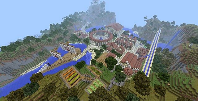 Roman City Minecraft Map