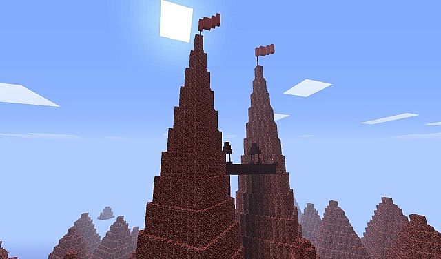 Twin nether mountains (Not finished) [Contest] Minecraft Map