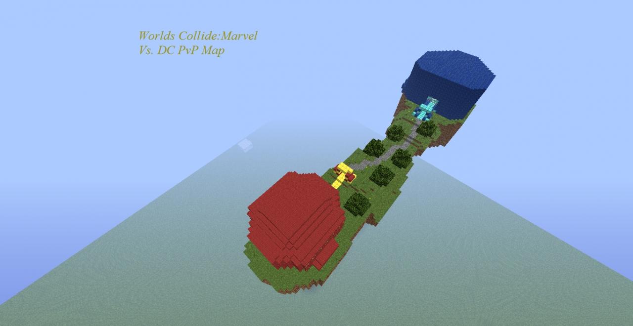 Worlds Collide: Marvel v.s. DC - pvp Minecraft Map